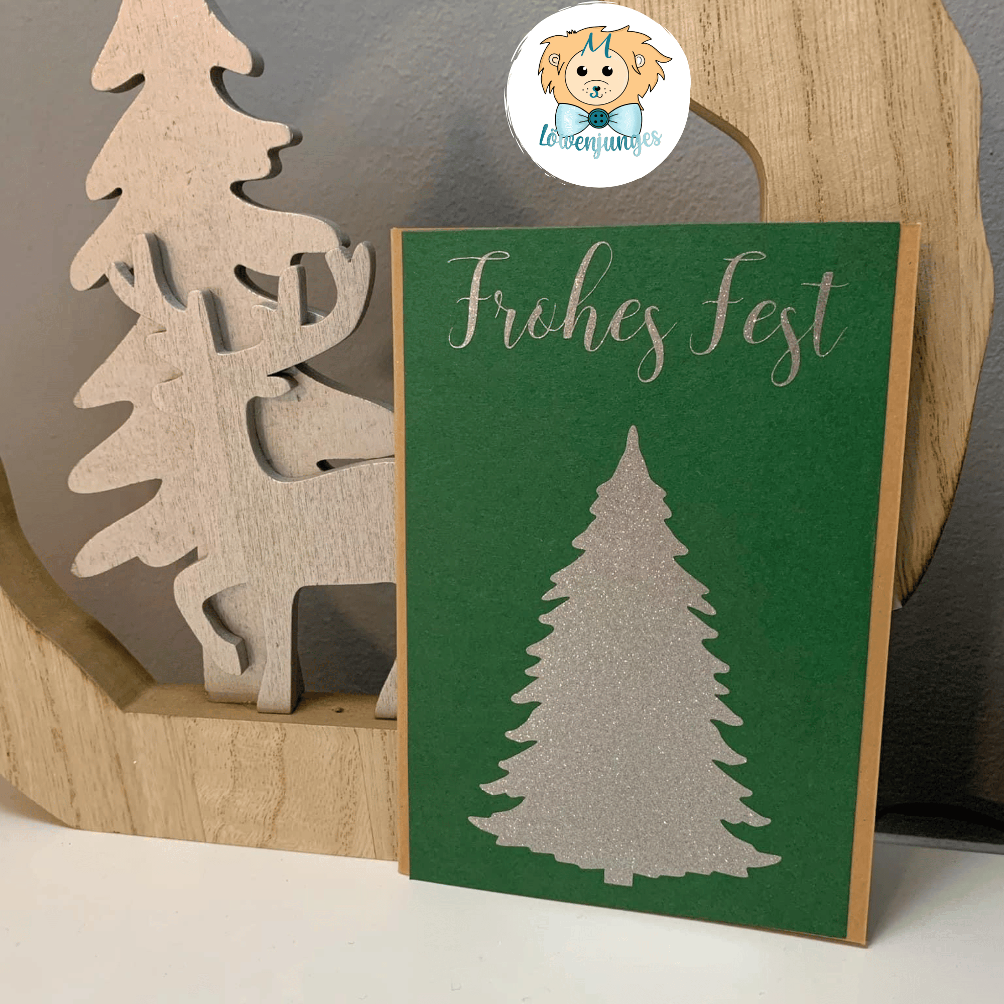 Plotterdatei "Tannenbaum Karte" - loewenjunges.net